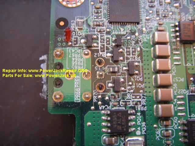 Dell Inspiron 9300 PP08L Socket replacement DC Power Jack Repair