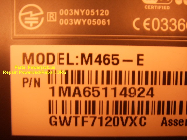 m465-e ma6 model of gateway port connector socket replacement DC Power ...