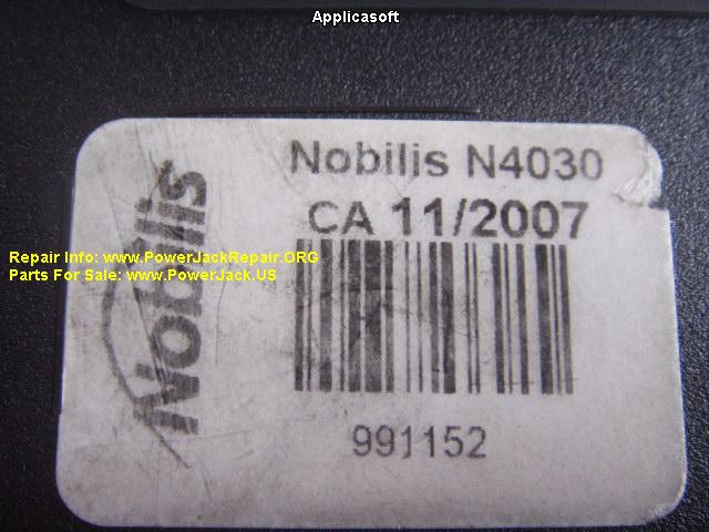 Nobilis N4030 DC Power Jack Repair